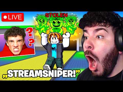Ich STREAMSNIPE IHN in PVP mit ADMIN PANEL bis er KOMPLETT AUSRASTET ... Steal A Brainrot