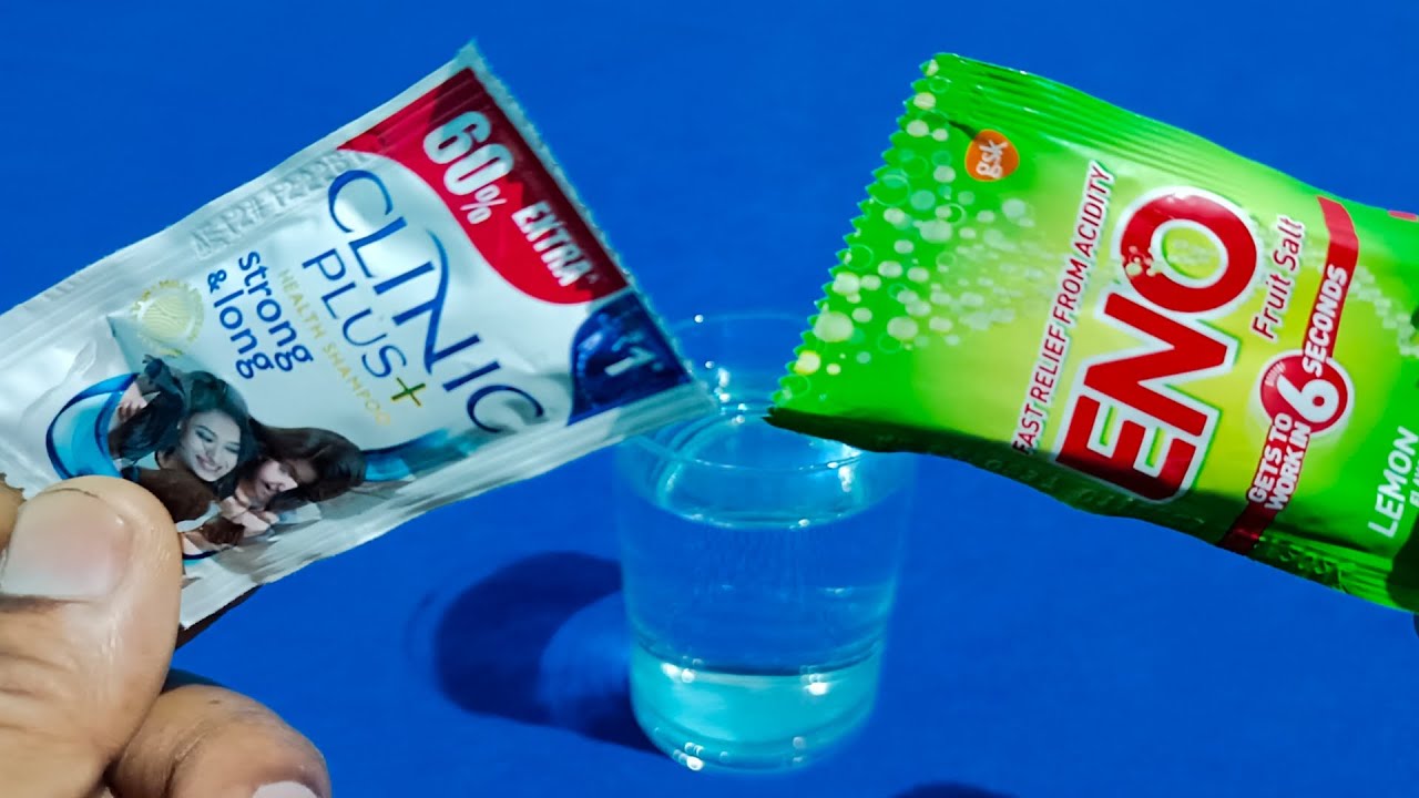 science experiment with eno clinic plush shampoo #science experiment ...