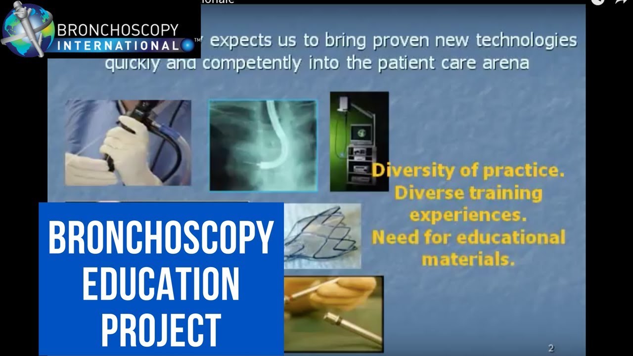 Bronchoscopy Education Project Rationale - YouTube