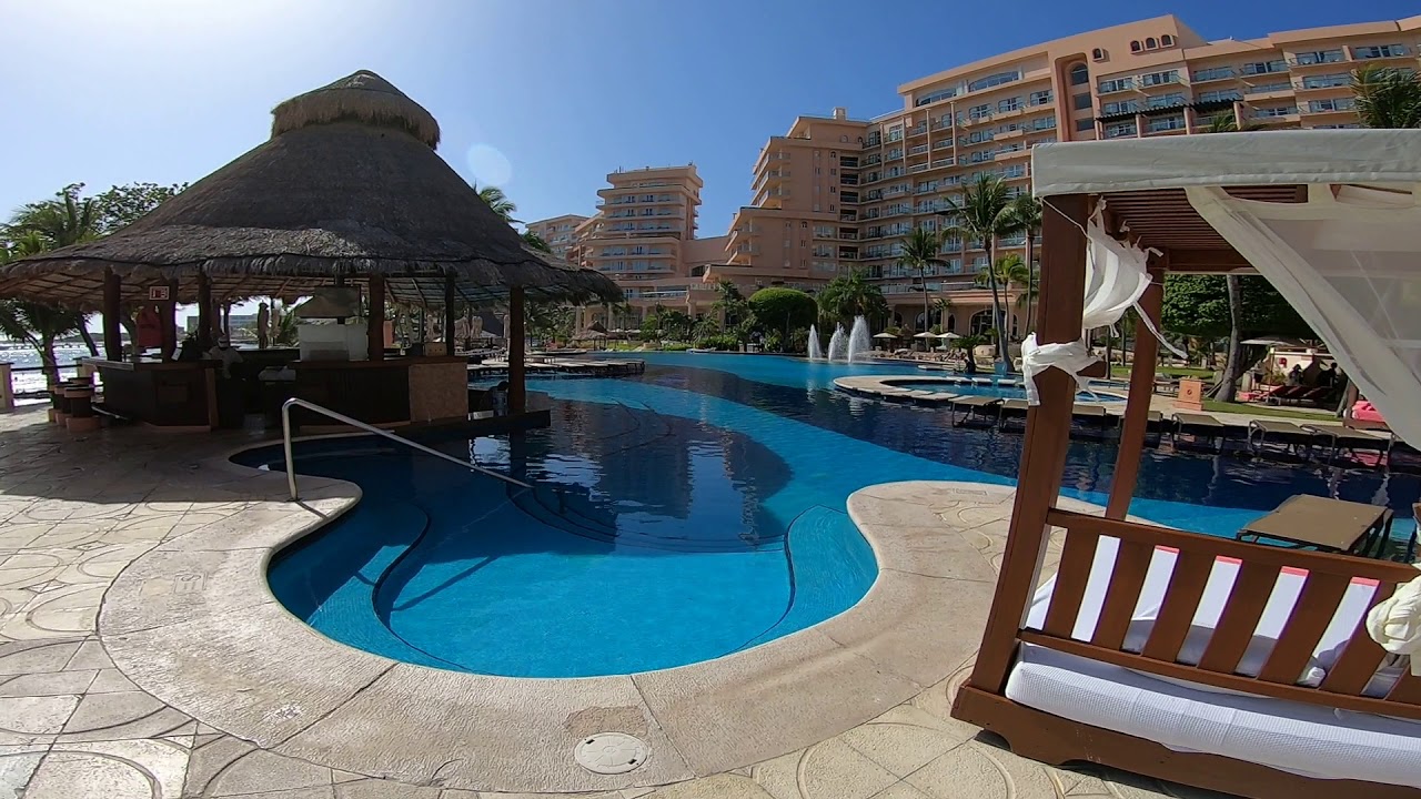 Grand Fiesta Americana Coral Beach Cancun - pool2 - YouTube