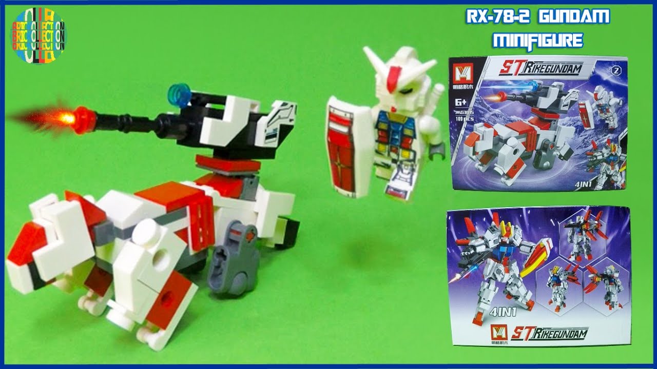 LEGO Gundam RX-78-2 Minifigure & Gundam Beast │ LEGO Bricks Compatible ...