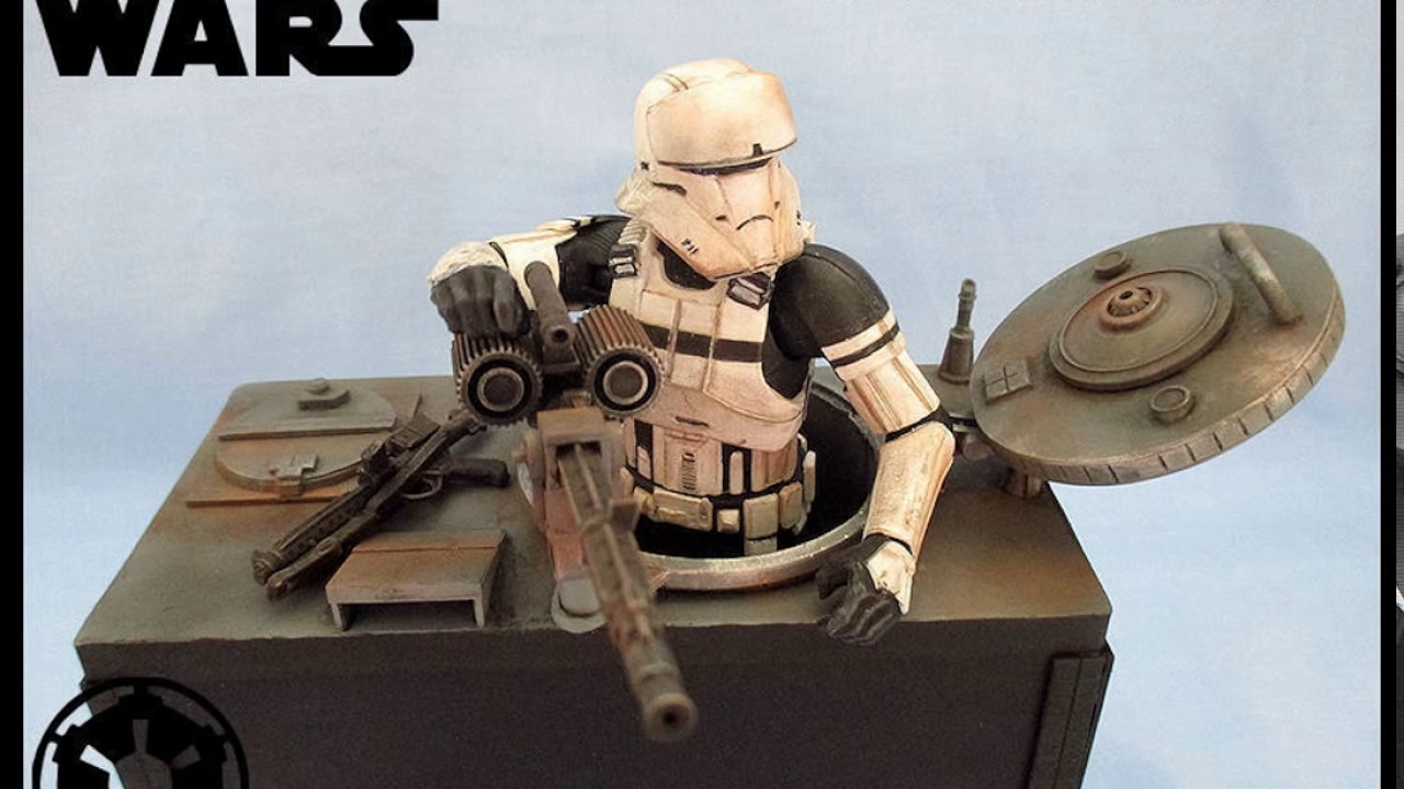 1/12 ROGUE ONE HOVER TANK COMMANDER & CUPOLA - YouTube
