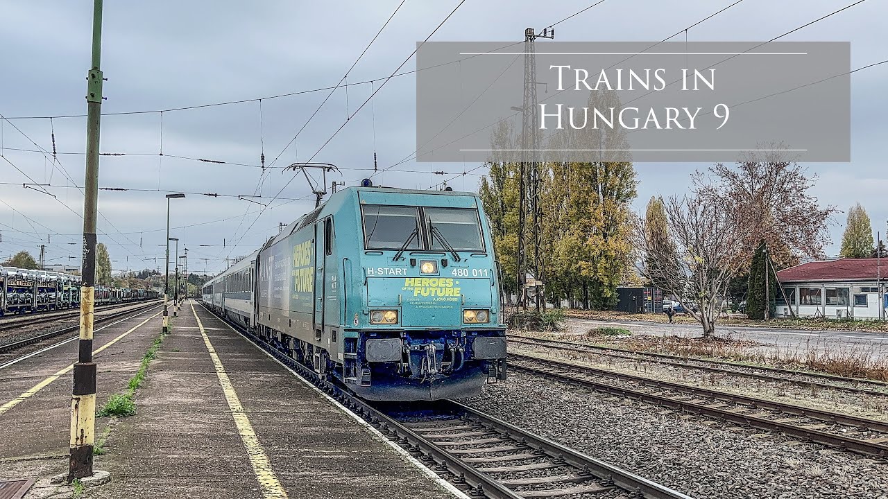 Trains in Hungary 9 - YouTube