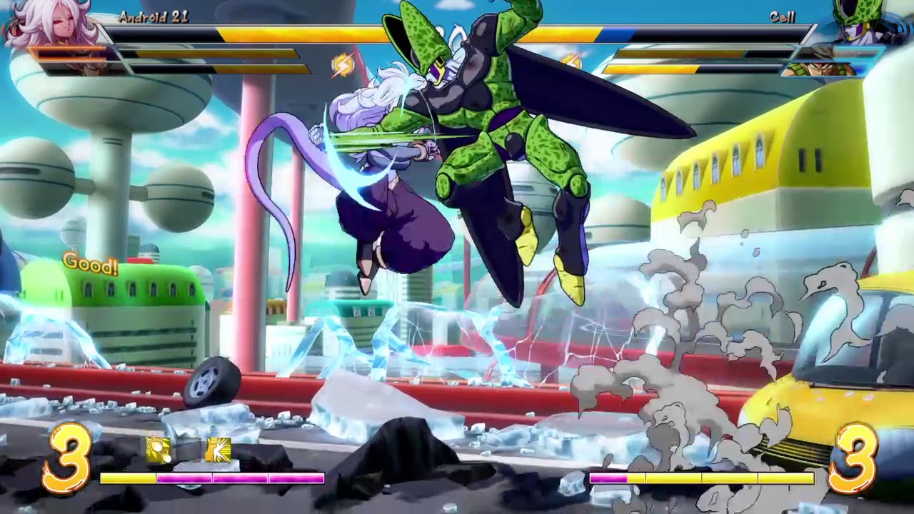 DBFZ NEW PATCH 604GrandMaster/ android 21 story mode remix team - YouTube