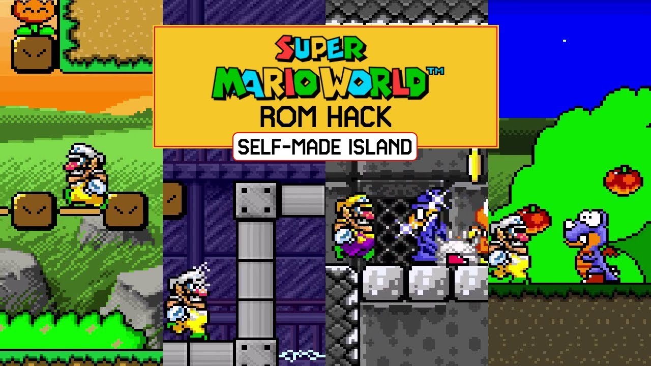 Wario Buried George • Super Mario World ROM Hack - YouTube