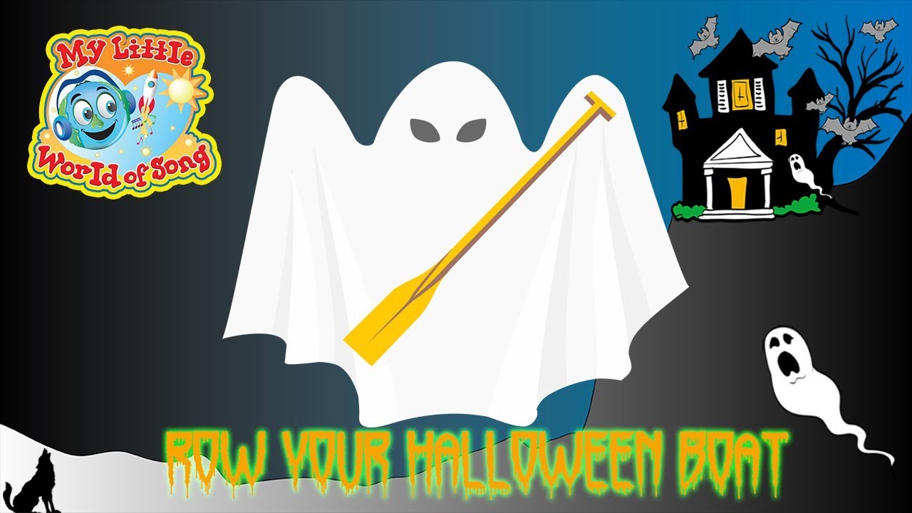Row Your Halloween Boat - Halloween Song - YouTube