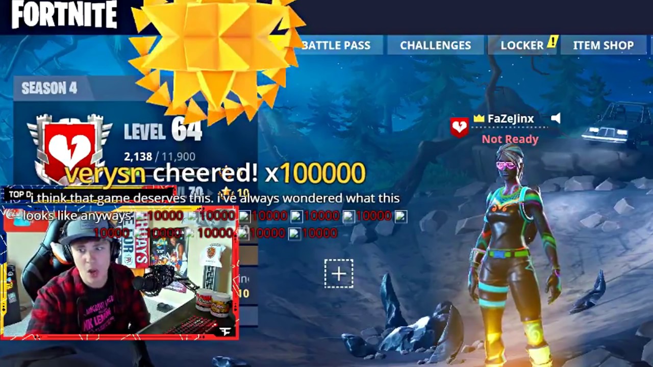 WON A GAME OF FORTNITE & GOT MY BIGGEST DONATION ON TWITCH! - YouTube