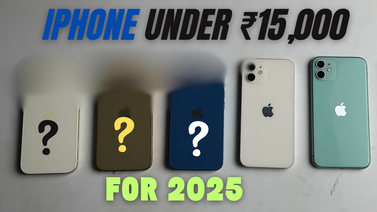 Top 5 iPhone Under ₹15,000 For 2025 🔥 - YouTube