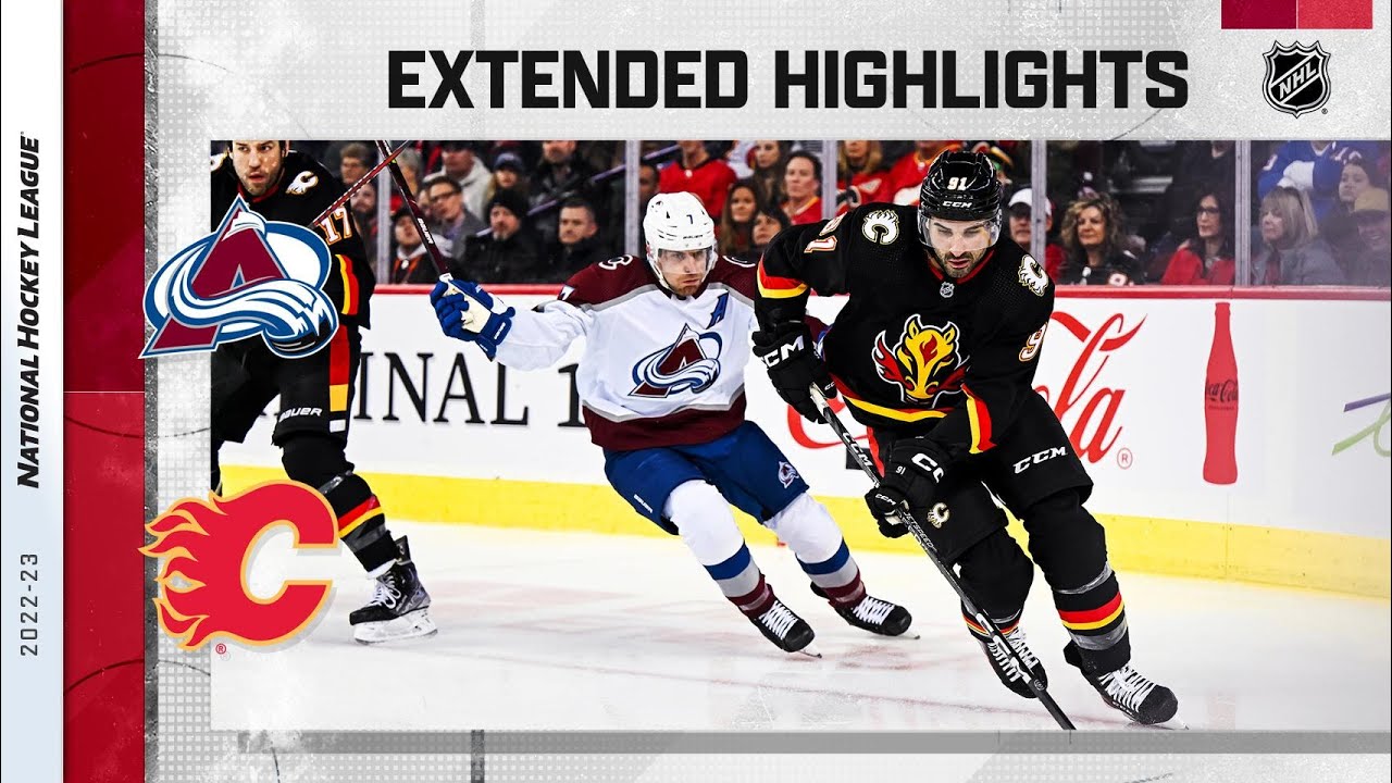 Colorado Avalanche vs. Calgary Flames Jan 18, 2023 HIGHLIGHTS - YouTube
