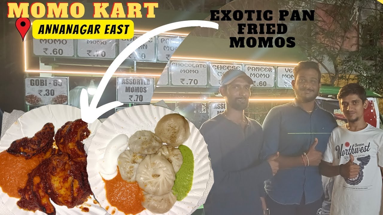Tibetian Spl Exotic Pan Fried Chicken Momos - Momo Kart, Annanagar ...