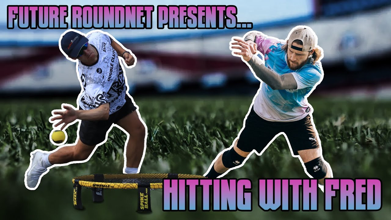 Advanced Roundnet (Spikeball) Hitting with a World Champion - YouTube