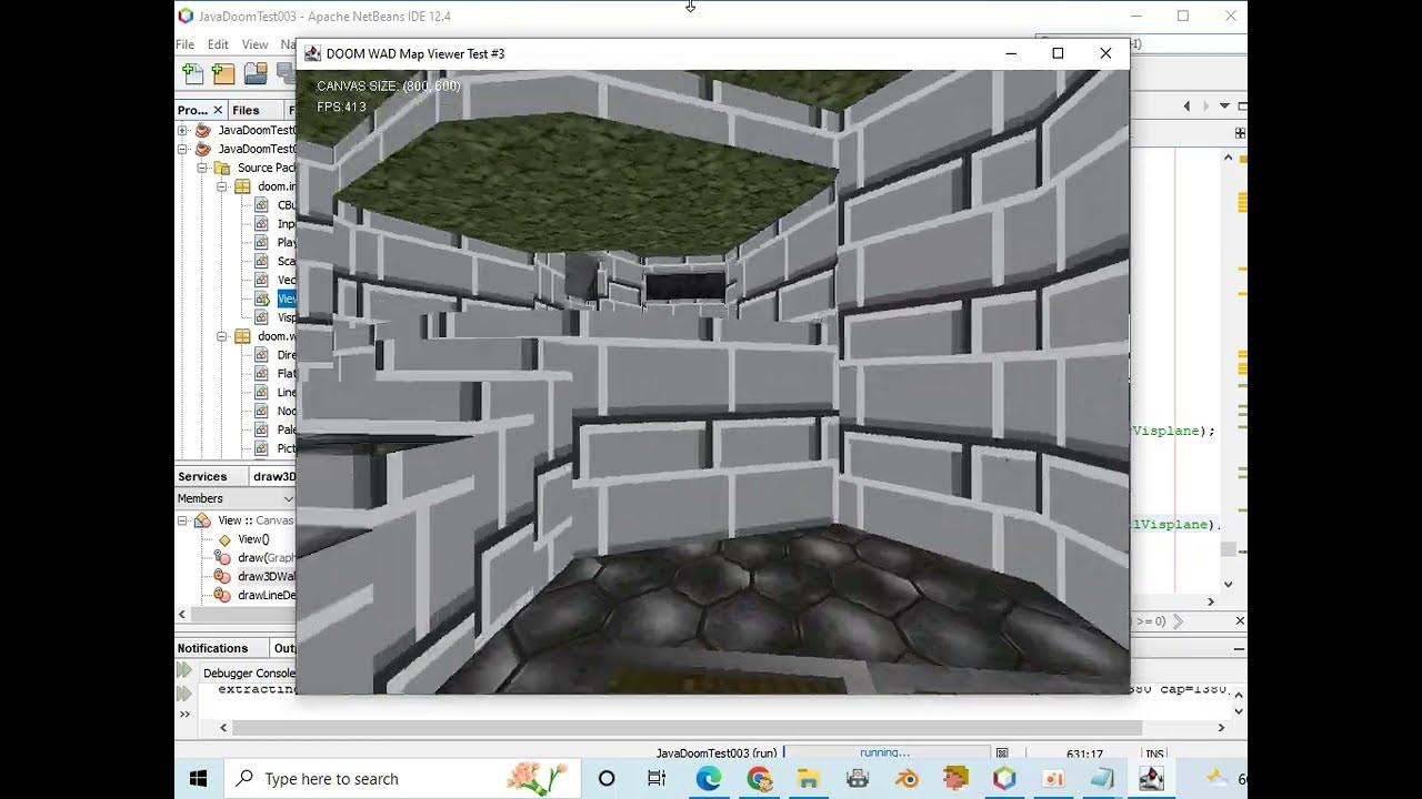 [Java 2.5D] from scratch - Doom (1993) WAD map renderer / Visplane ...