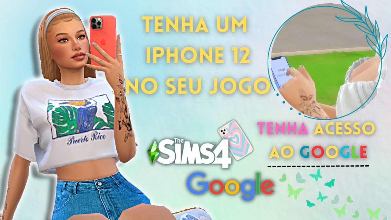 Como ter um iPhone no the Sims 4 |Mod de substituição do celular do ...