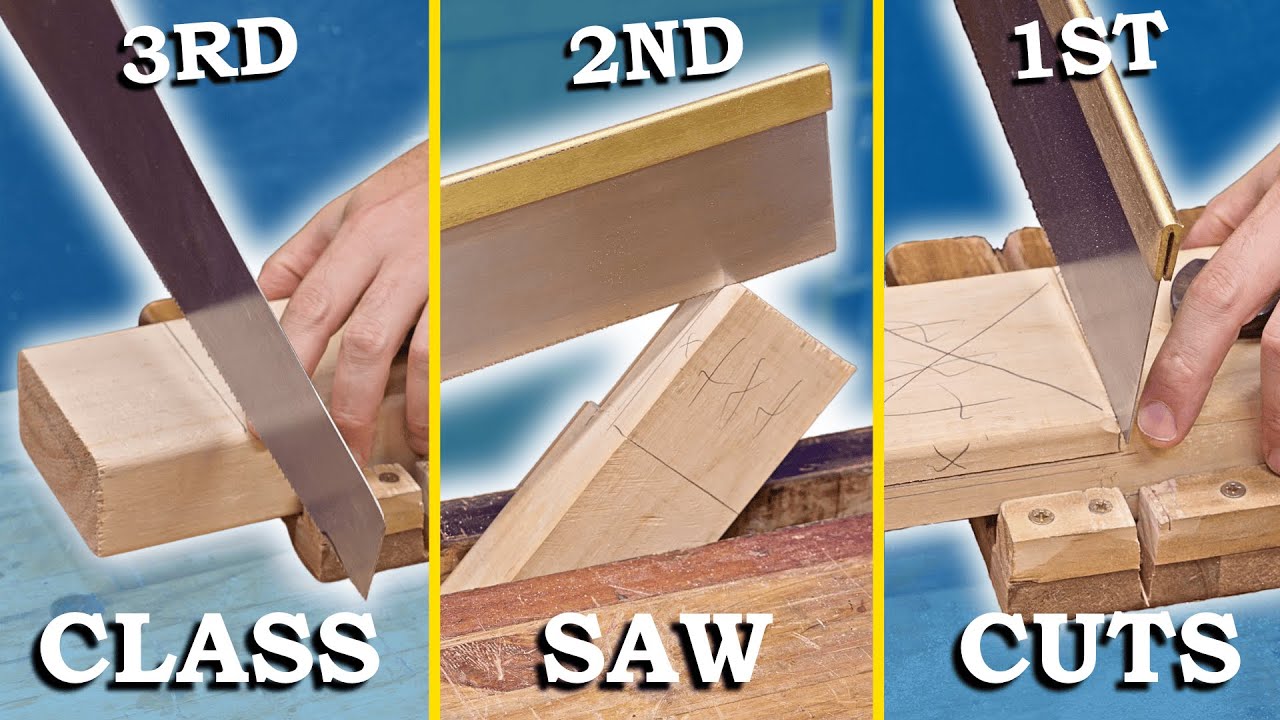 3 Classes of Saw Cuts for the Hand Tool Woodworker - YouTube