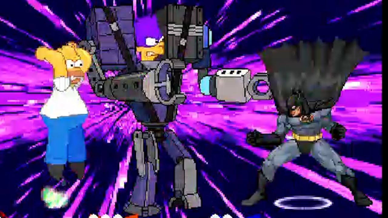 Batman vs Homero simpson y bartman cartoon gameplay - YouTube
