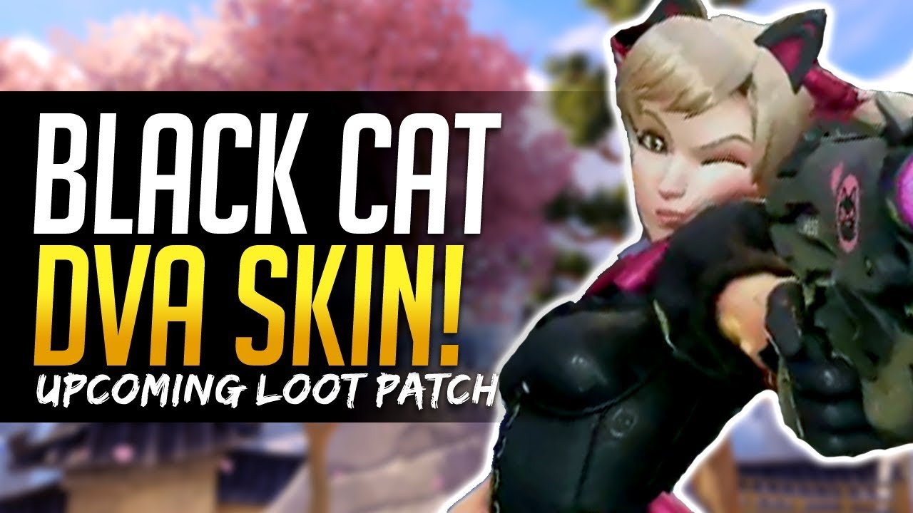 Overwatch NEW DVA BLACK CAT SKIN! - YouTube