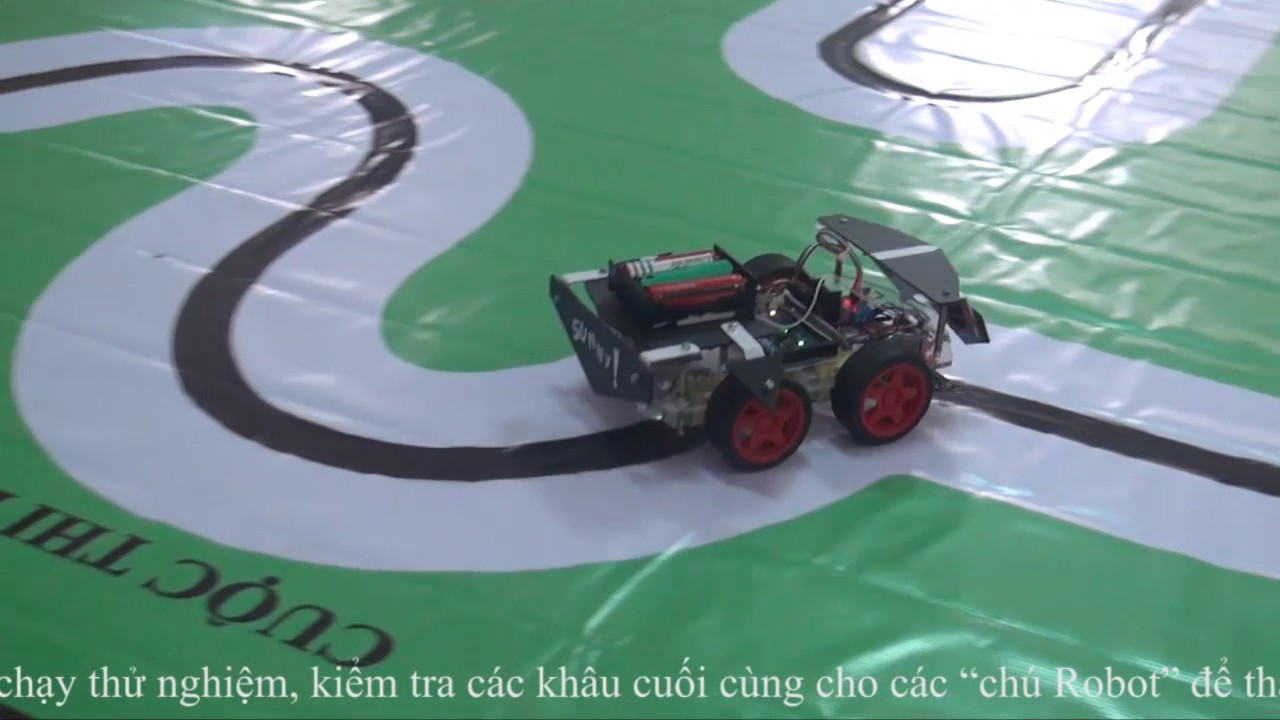 Đội VTT GIÀNH GIẢI NHẤT CUỘC THI “ROBOT DÒ ĐƯỜNG” - YouTube
