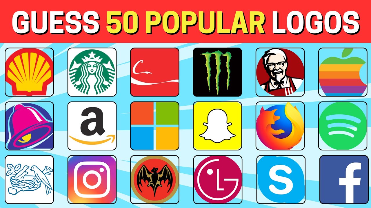 Can You Guess These Famous Logos in 3 Seconds? | Fun Quiz Challenge | # ...