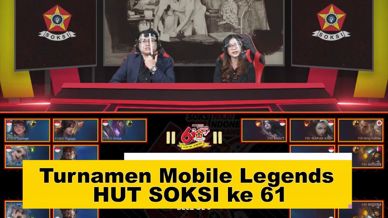 Turnamen Mobile Legends HUT SOKSI ke-61 - YouTube