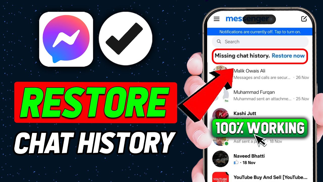 How To Restore Missing Chat History on Messenger (2026 Updated Way ...