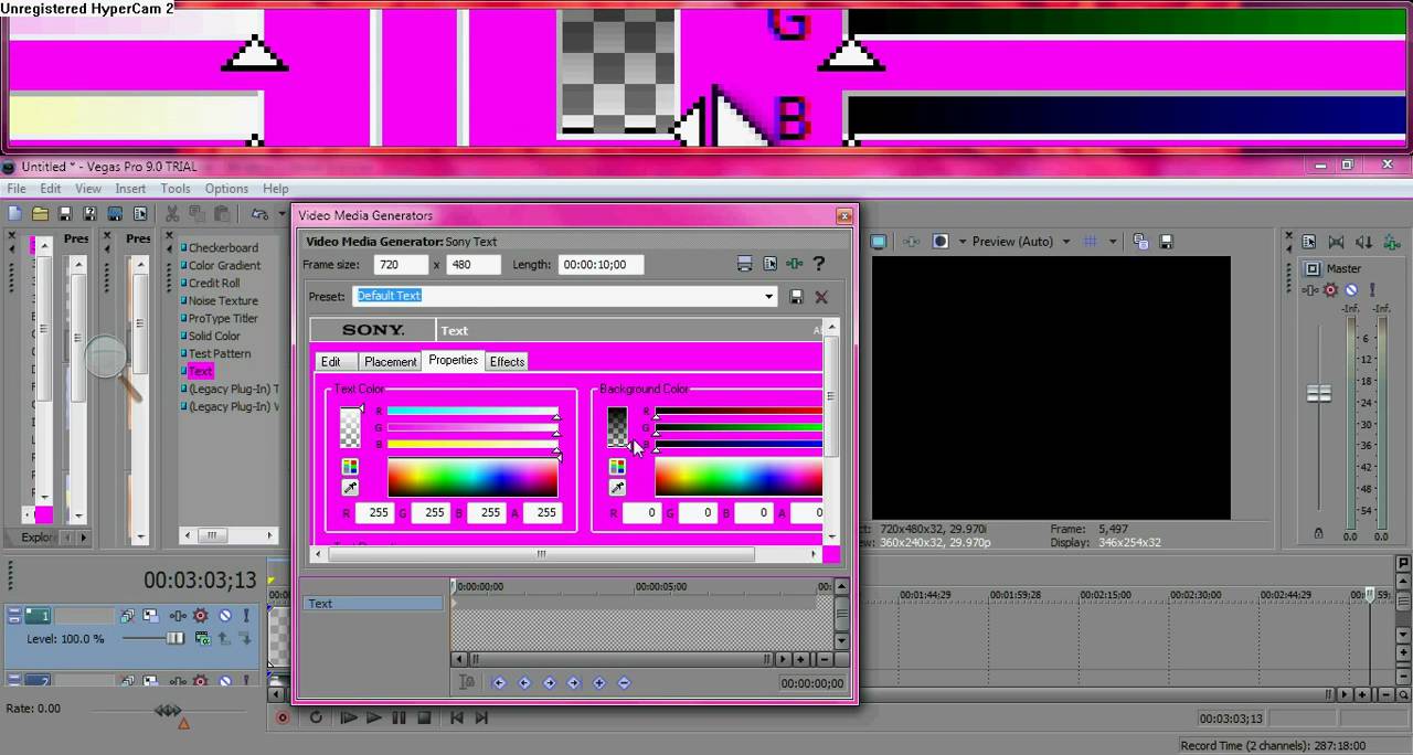 How to put the text over the video in Sony Vegas Pro For all - YouTube