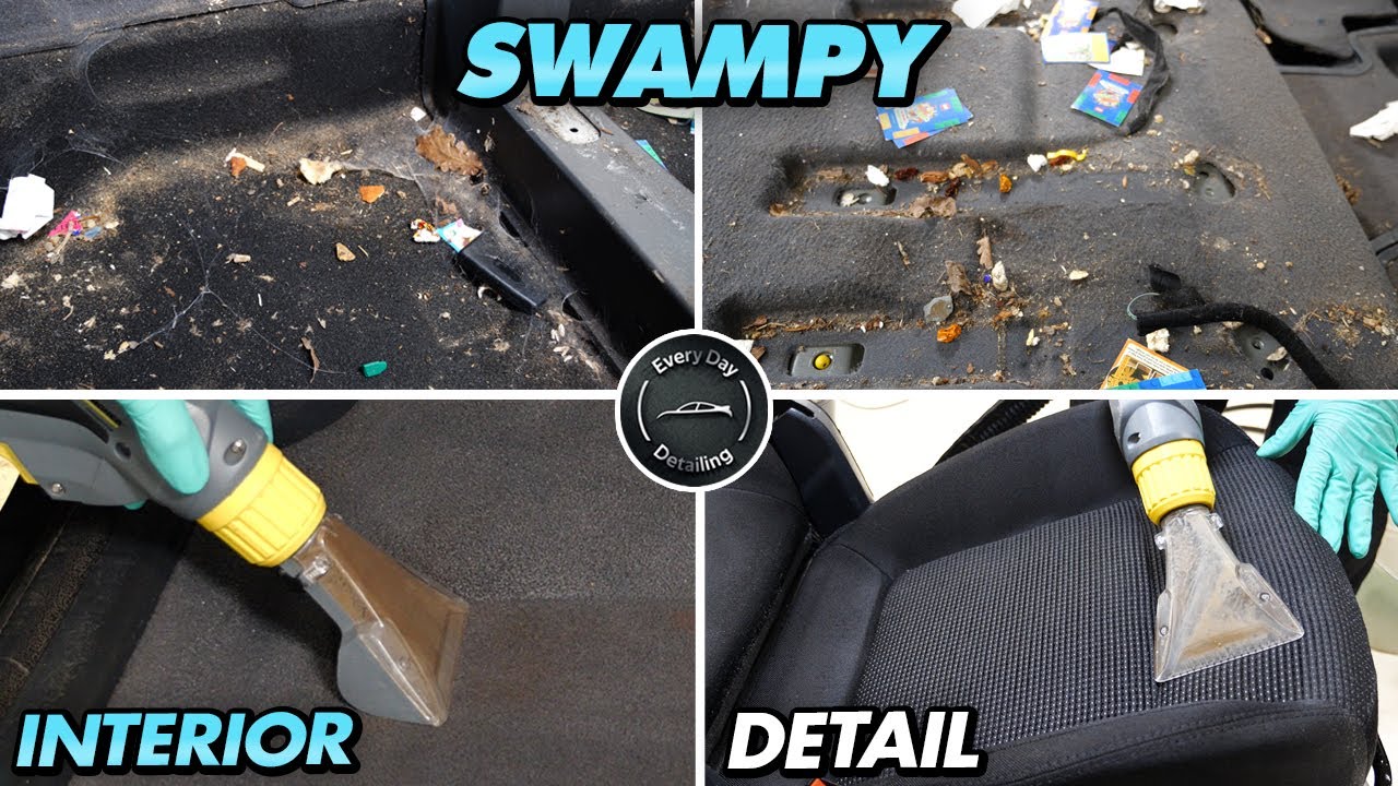 Deep Cleaning a Filthy/Dirty Car Peugeot Ep 30 Disaster Detail - YouTube