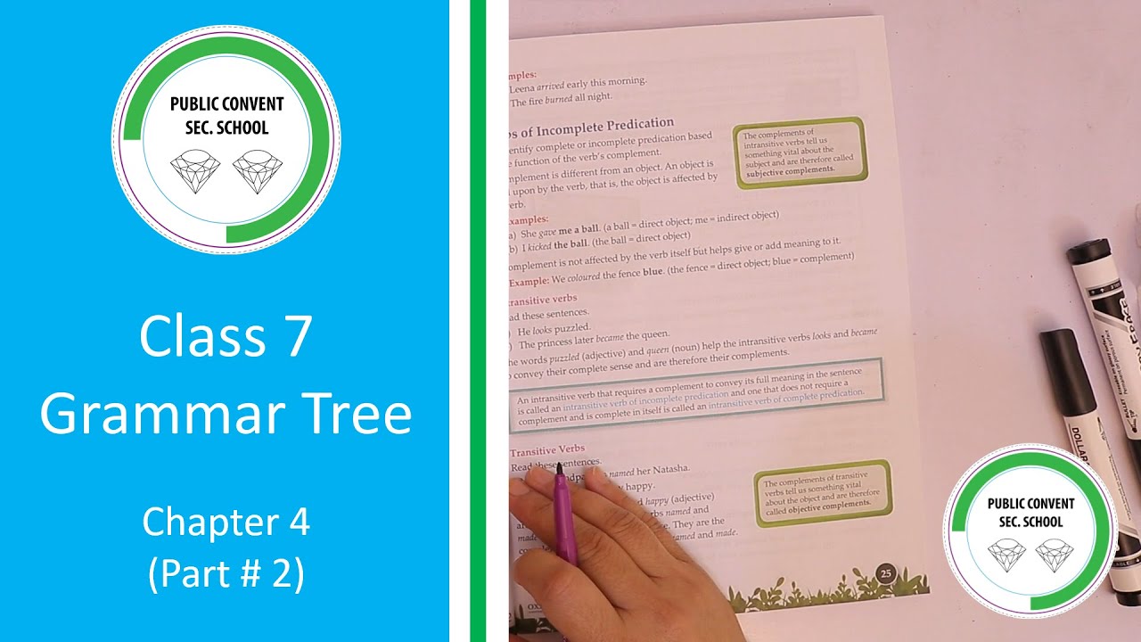 Grammar Tree | Class # 7 | Chapter 4 Transitive Verbs and Intransitive ...