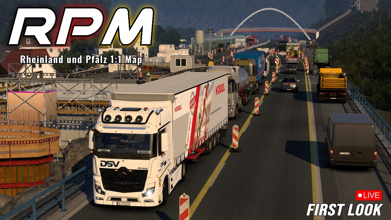ETS2 1.49 I RPM - Rheinland & Pfalz 1:1 Map 😍 First Look ᐅ Best MAP ...