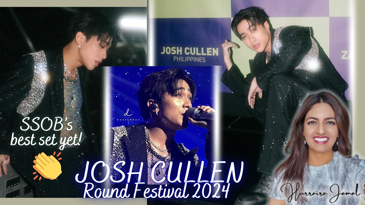 JOSH CULLEN performing at the Round Festival 2024 in Busan | JC JukeBox ...
