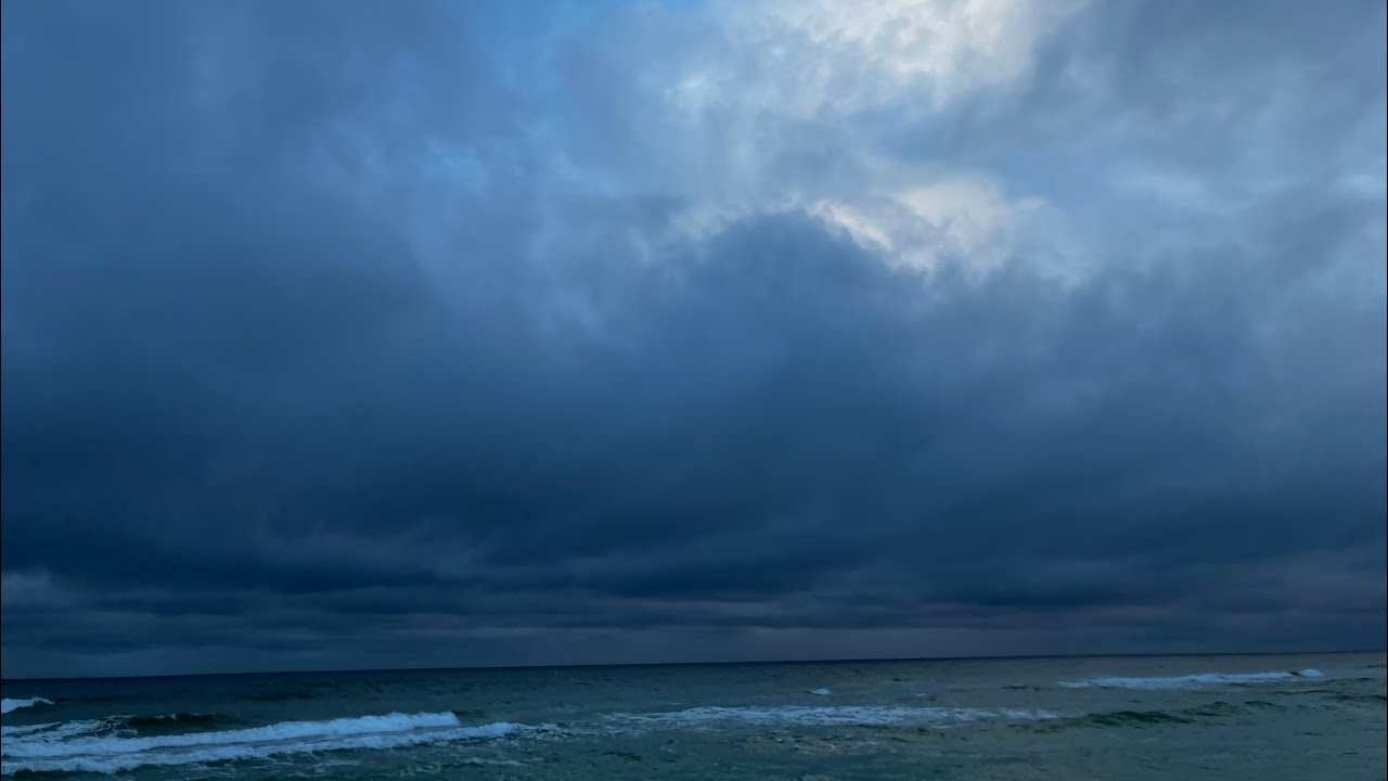 Rainy Morning Ocean Swim - YouTube