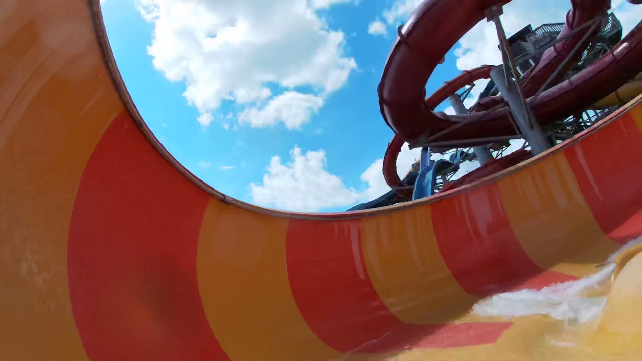 Going down the toilet at Magic springs water park - YouTube