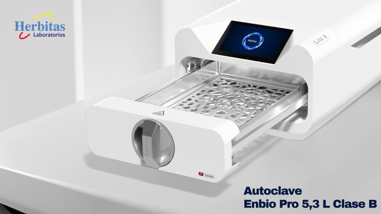 🆕 Autoclave Enbio Pro 5,3 L Clase B | Laboratorios Herbitas - YouTube