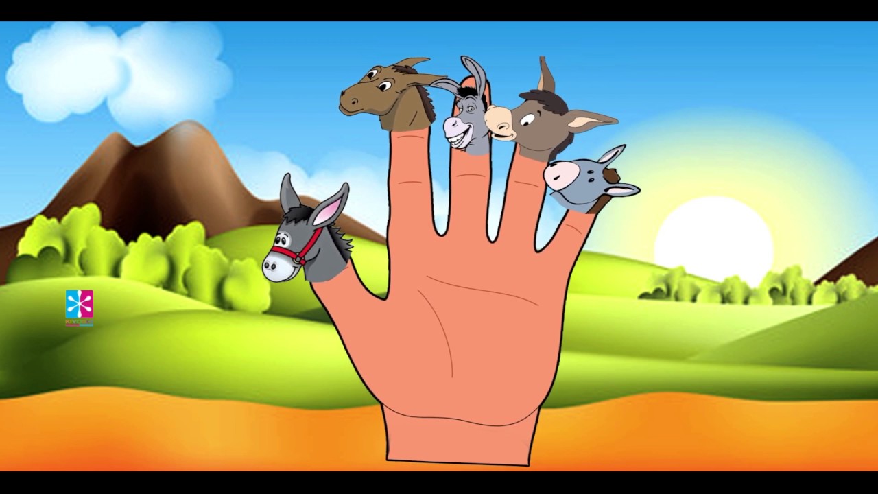 Donkey from Shrek | Finger Family Song | TV Nursery Rhymes For Children ...
