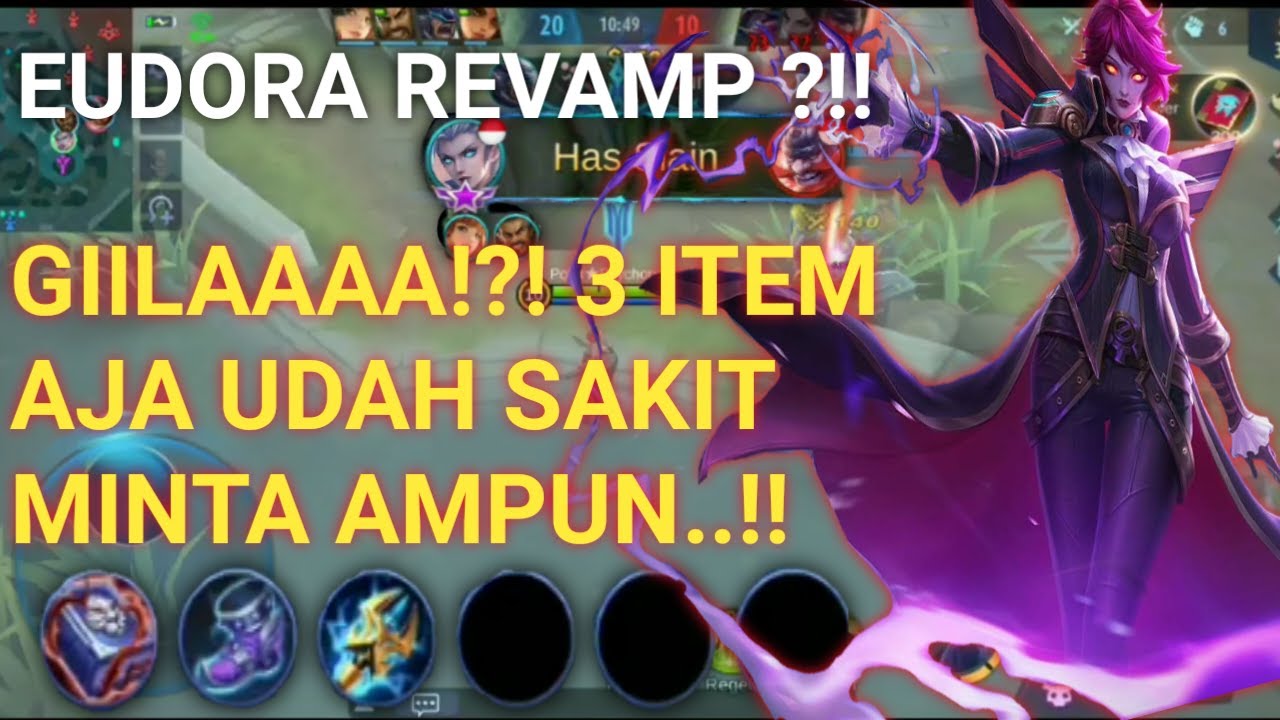 EUDORA REVAMP 2020 BEST BUILD 3 ITEM SAJA UDAH SAKIIT - YouTube