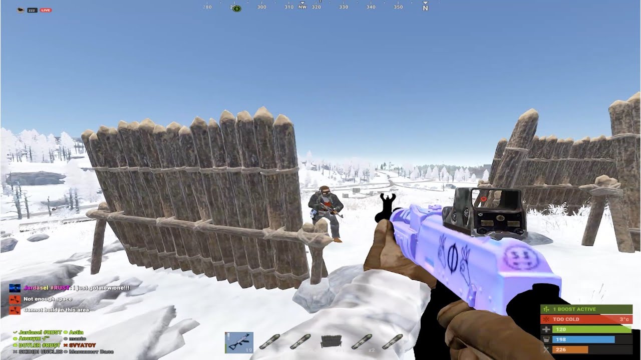 Destroying snow - Rust - YouTube