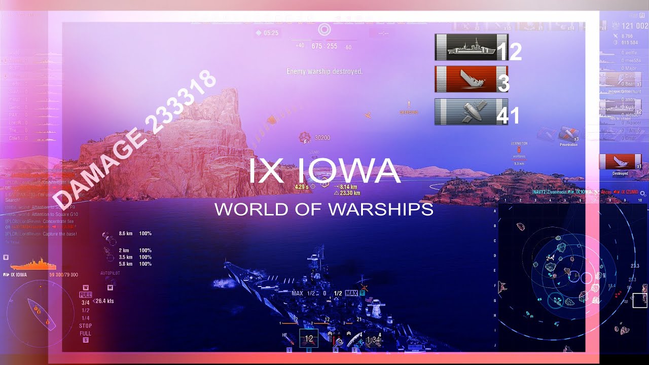 IX Iowa | World of Warships | 233,000 Damage Gameplay - YouTube
