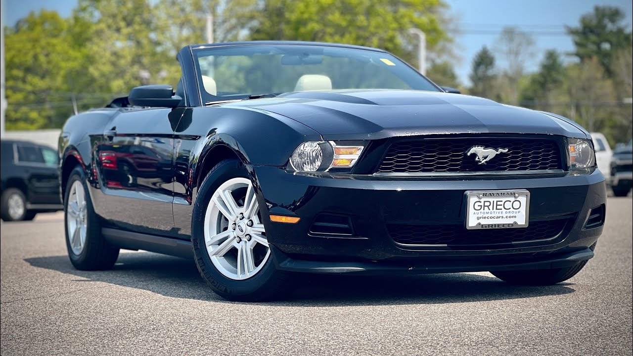 2012 Mustang Convertible - YouTube