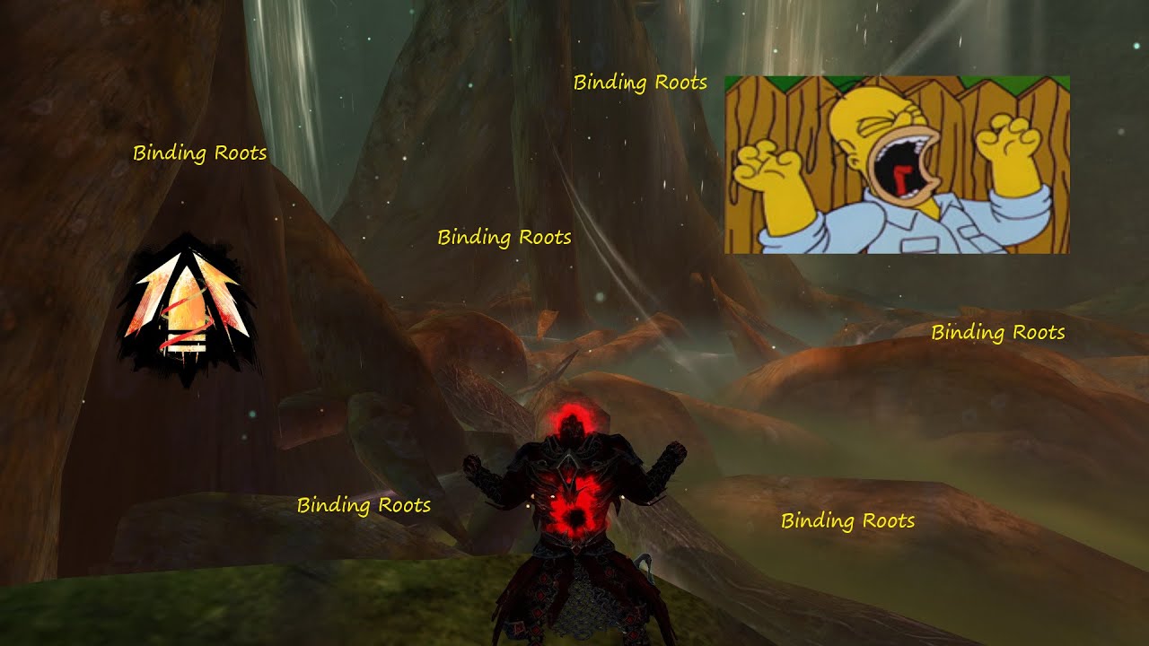 Guild Wars 2 - Ranked PvP - Bladesworn - Curse you, Binding Roots ...