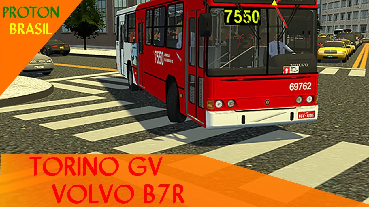MOD Proton Bus - Torino GV VOLVO B7R - YouTube