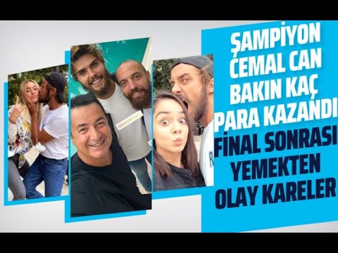 Survivor şampiyonu Cemal Can ne kadar kazandı finalin ardından yemekte buluştular