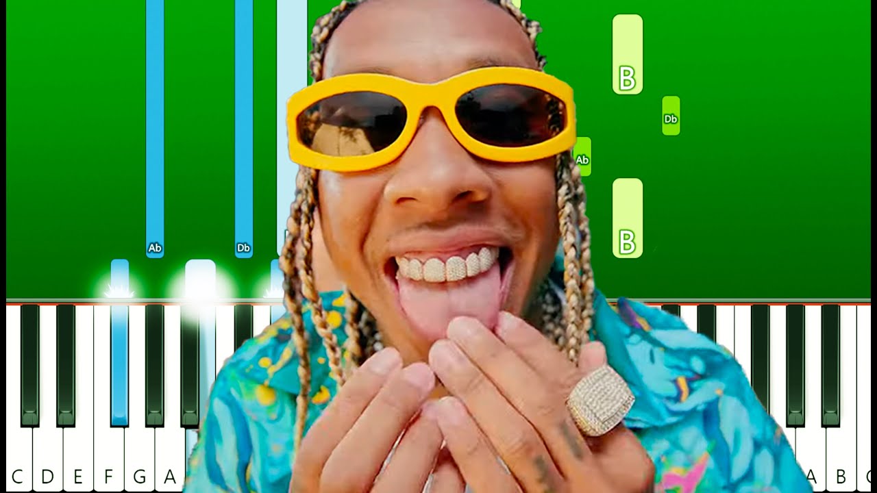 Tyga - Splash ft. Moneybagg Yo (Piano Tutorial) - YouTube