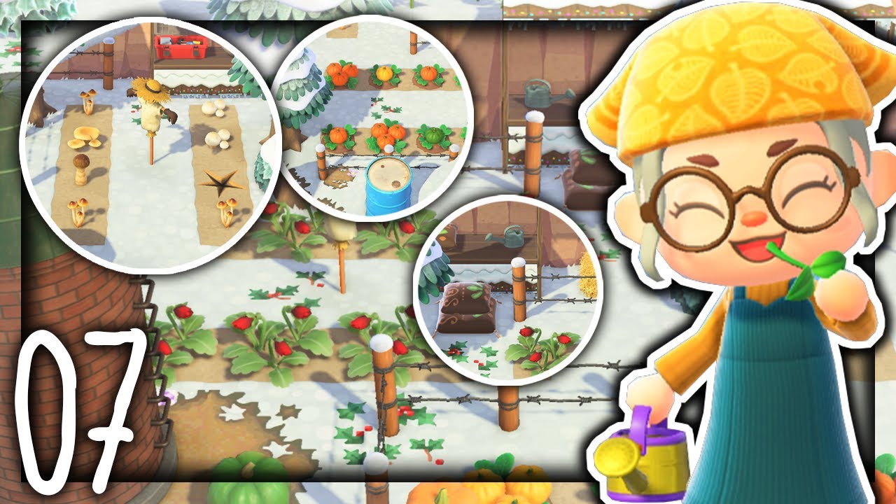 Construisons notre potager ! - ACNH ☽ - YouTube