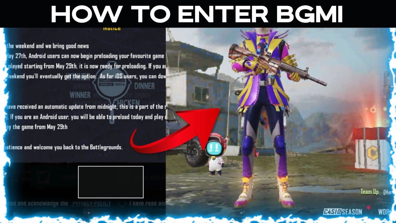 How To Login BGMI @BattlegroundsMobile_IN - YouTube