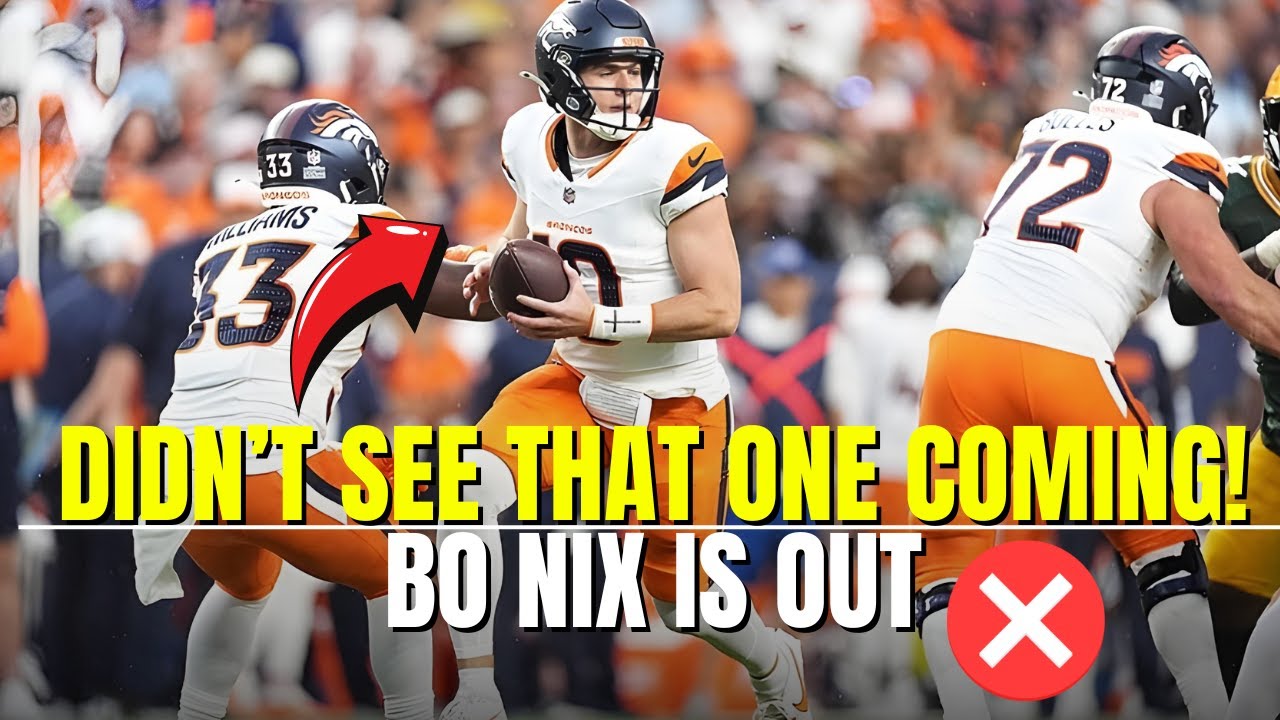 🏈😲 BOMBSHELL! NIX OUT OF FINAL PRESEASON GAME – PAYTON BENCHES STARTER ...