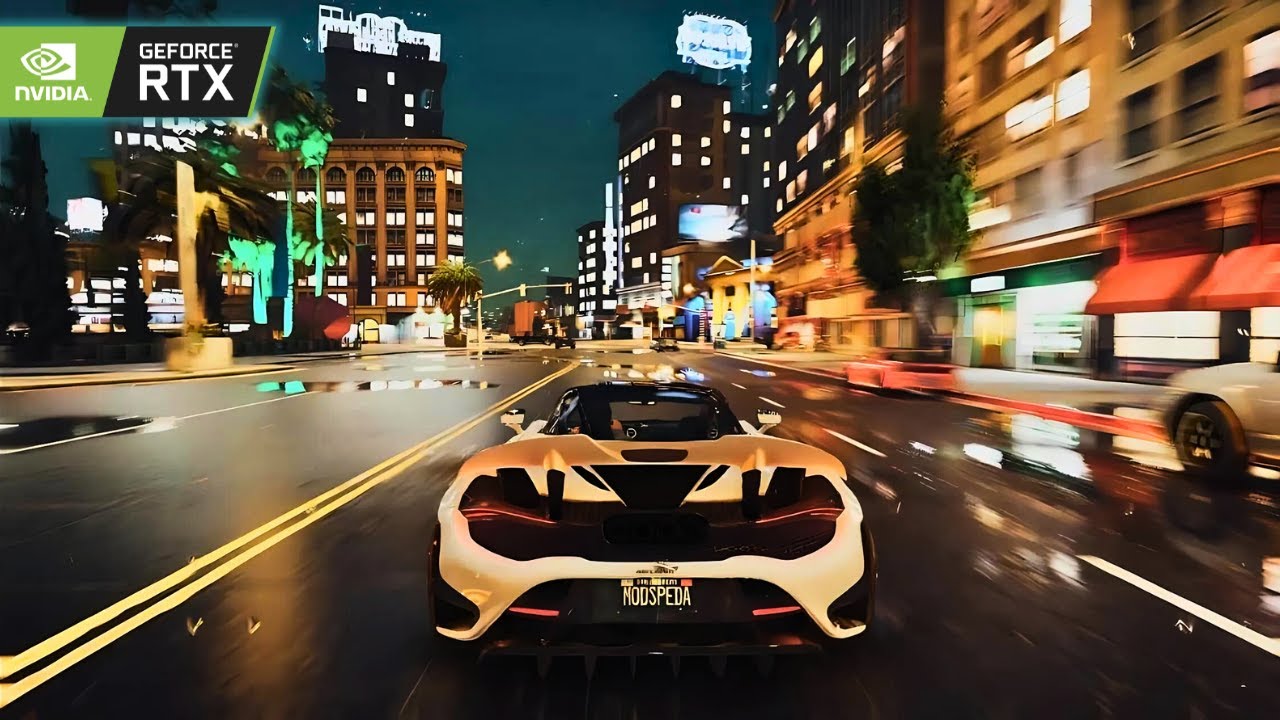 GTA 5 - 4K Resolution Rain Enhancement - NEW Natural Vision Evolved ...