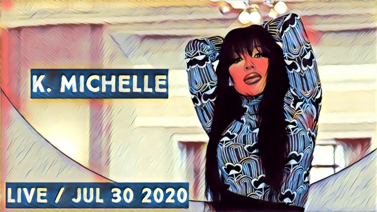 K. Michelle (IG: @kmichellemusic) in Studio on Live Stream on July 30th ...