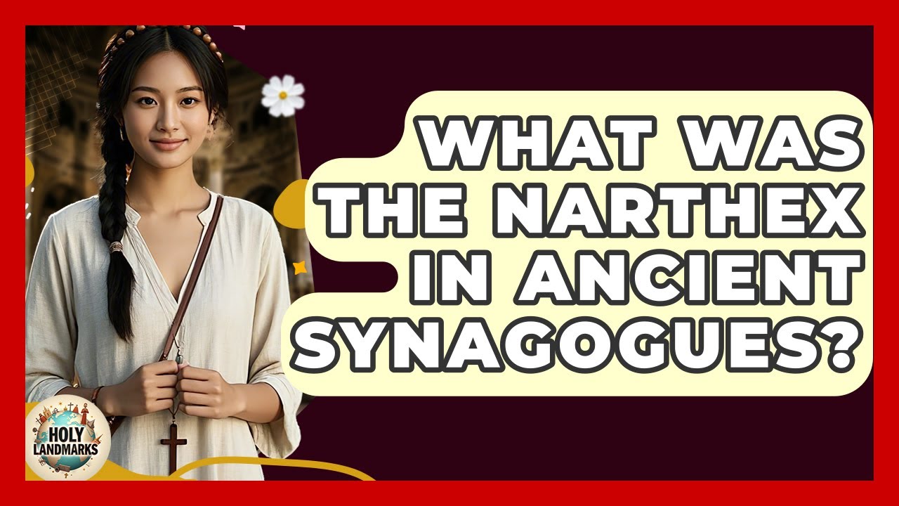 What Was The Narthex In Ancient Synagogues? - Holy Landmarks - YouTube