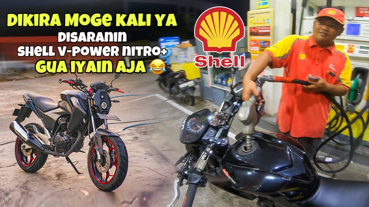 Dikira Moge ‼️ Pertama kali Isi Bensin di SHELL | Motovlog Indonesia ...