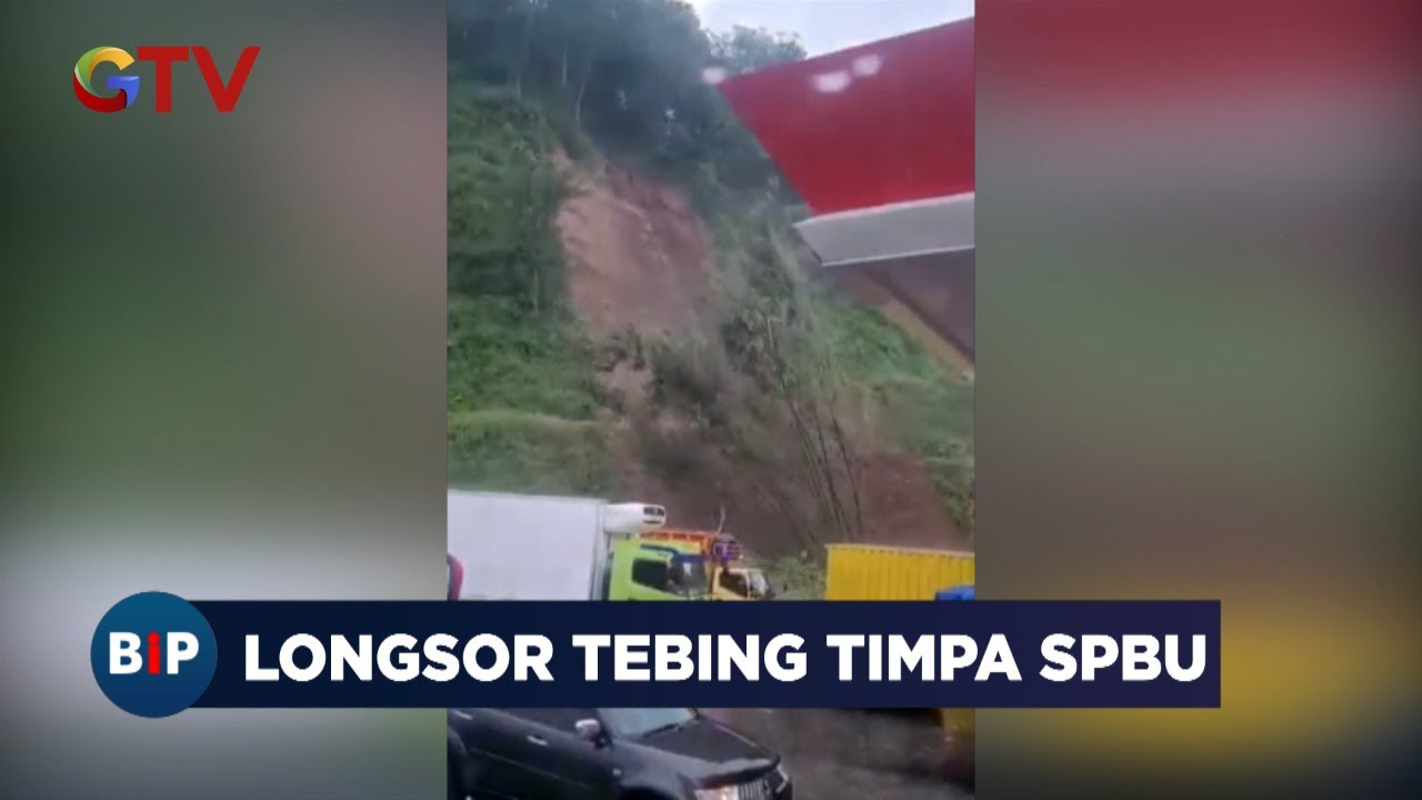 Tanah Longsor Terjadi di Rest Area Tol Ungaran KM429 Kab. Semarang # ...
