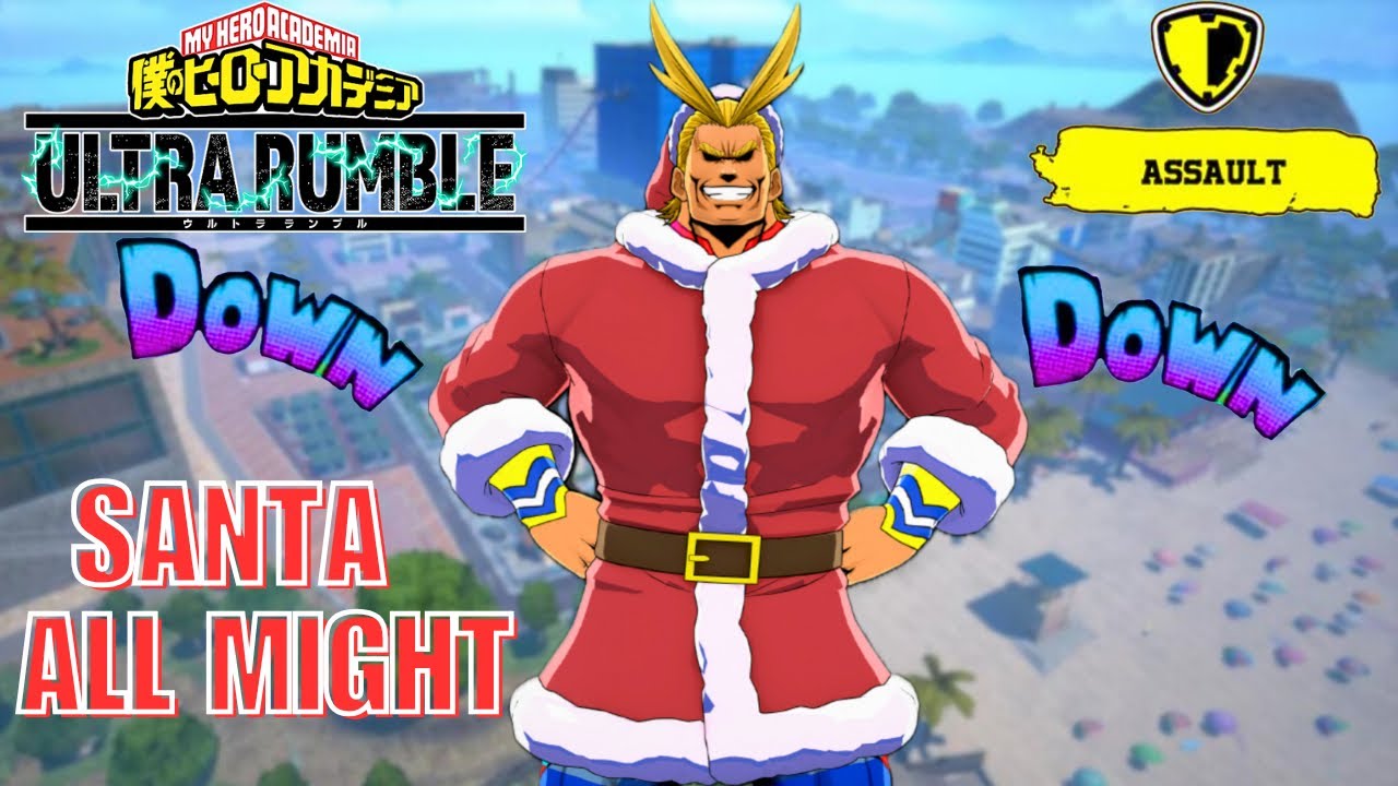 Santa ALL MIGHT HANDS OUT BEATINGS INSTEAD OF GIFTS! My Hero Ultra ...
